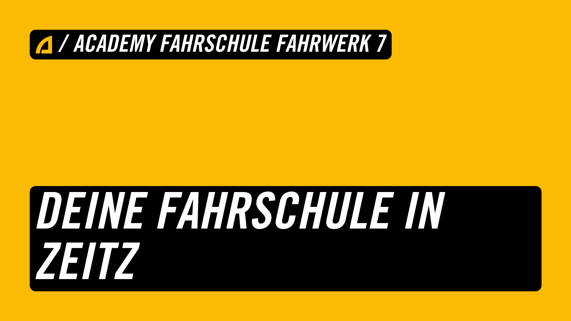 Fahrwerk 7 Zeitz
